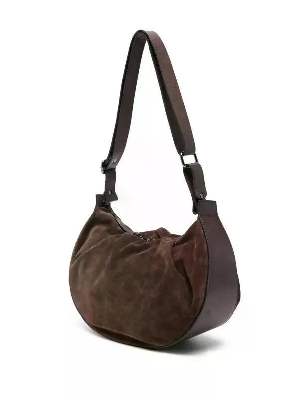 REPTILE'S HOUSE Pleated Shoulder Bag - Brown