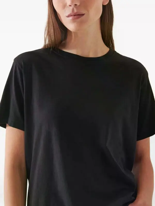 PATRICK ASSARAF Boyfriend Crew-neck Short-sleeve T-shirt - Black