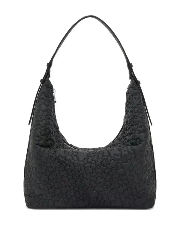 TOUS Embossed Zipped Shoulder Bag
