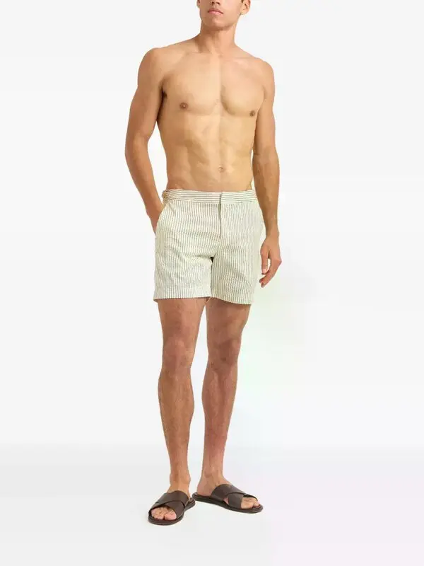 Orlebar Brown Bulldog Stripe Swim Shorts - Brown