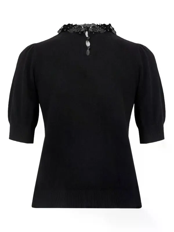Ulla Johnson Liv Embroidered Knit Top