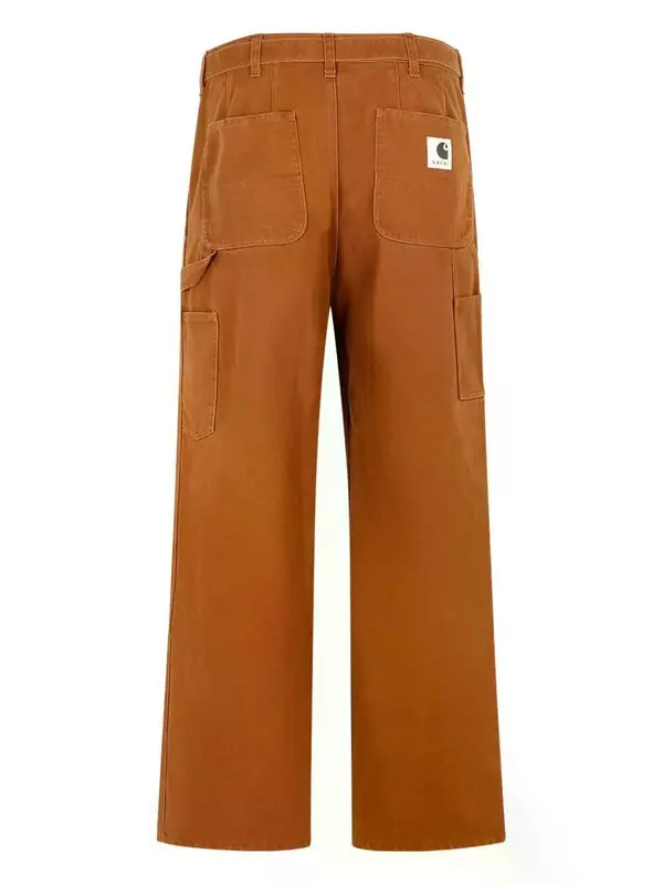 Sacai Double Ring-buckle Regular Straight-leg Trousers - Brown
