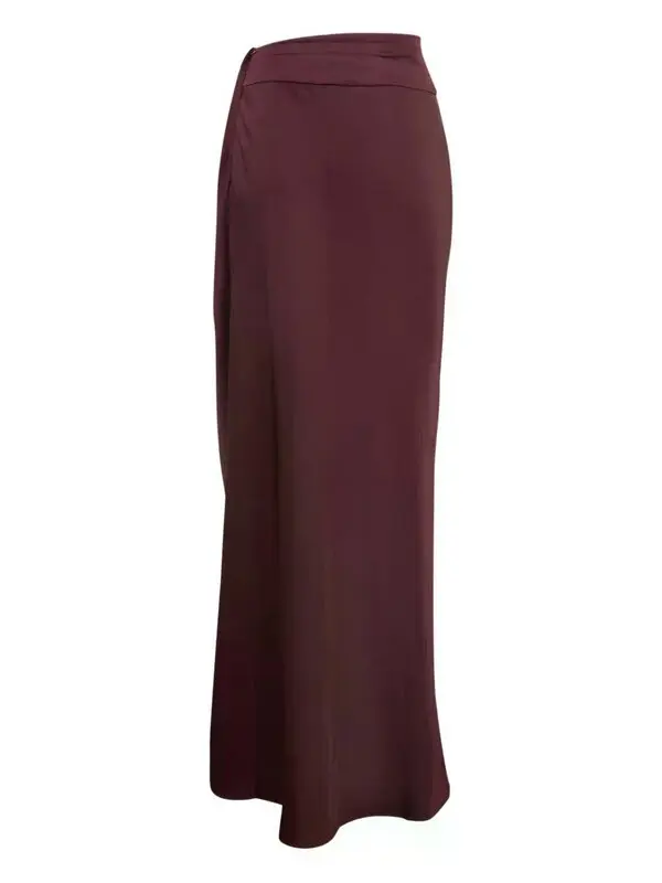 Lapointe Asymmetric Draped Maxi Skirt