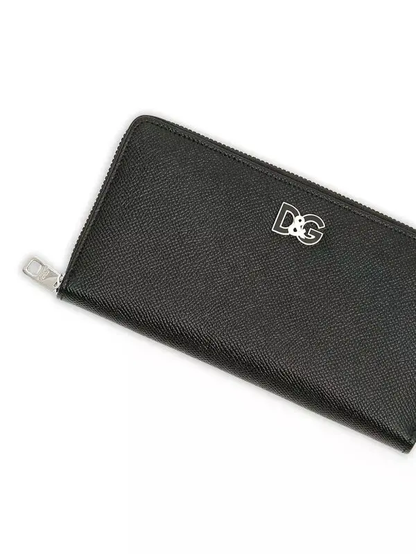 Dolce & Gabbana Logo Zip Around Wallet