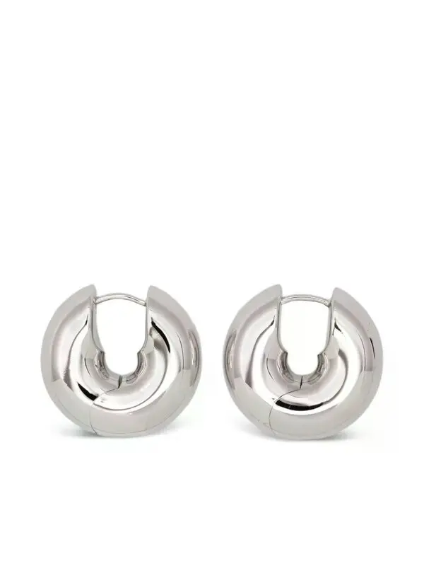 Tom Wood Sphere Hoop Earrings - Silver