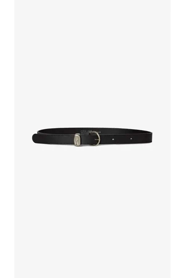 Janessa Leoné Myra Leather Belt - Black