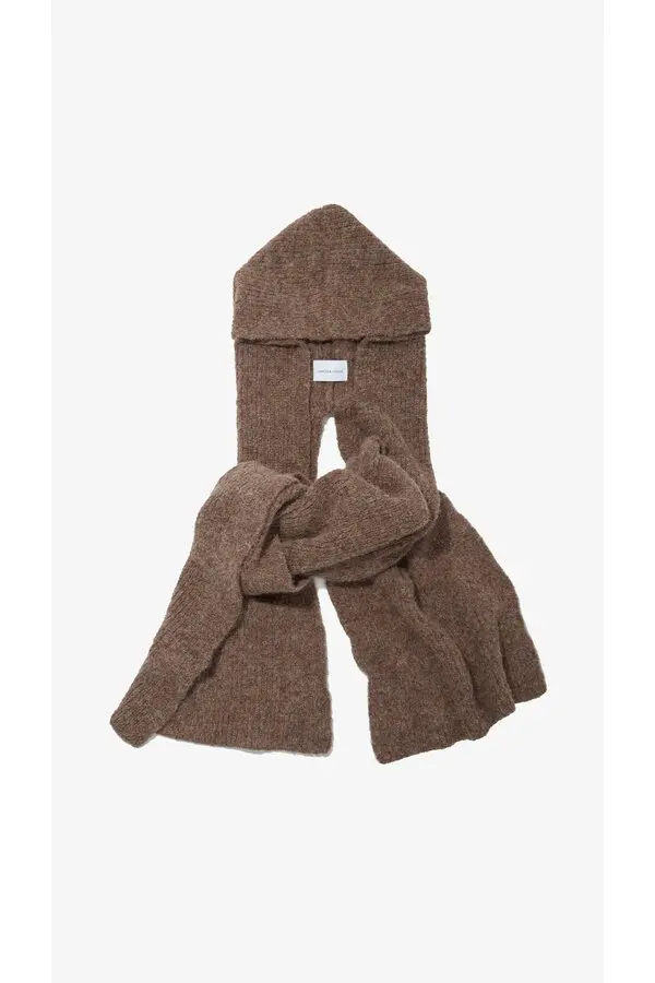 Janessa Leoné Benji Alpaca Blend Headscarf - Natural