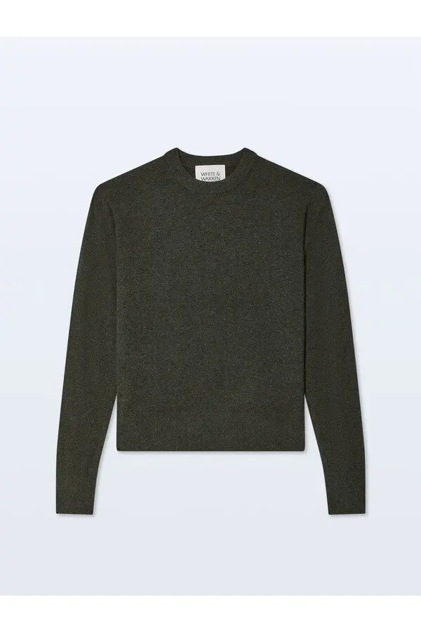 WHITE & WARREN Cashmere Crewneck Sweater