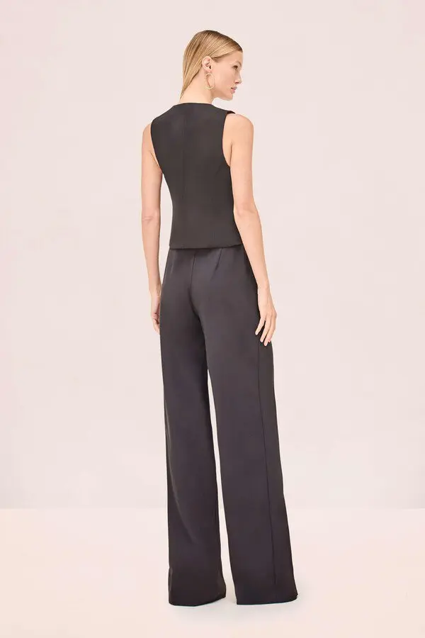 Alexis Jude Wide Leg Trousers - Black