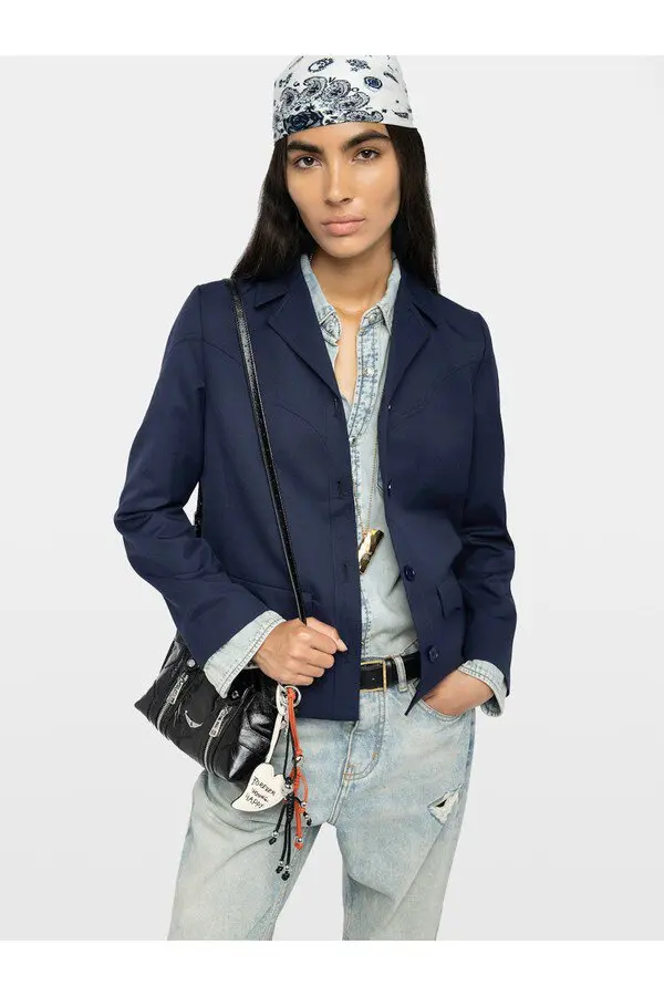 Zadig&Voltaire Lara Mixed Wool Jacket