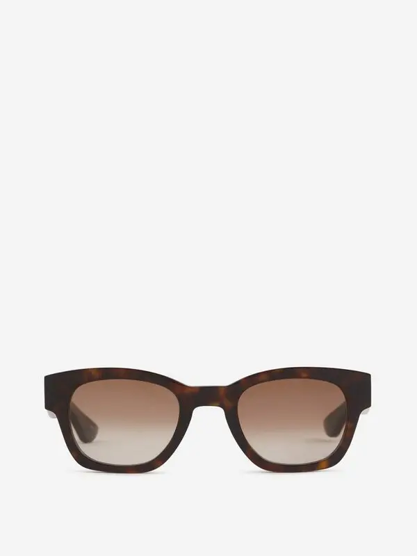 Alexander McQueen Round Frame Sunglasses - Brown