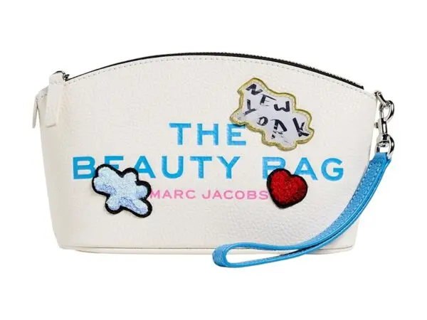 Marc Jacobs The Sticker Patch Beauty Bag - White