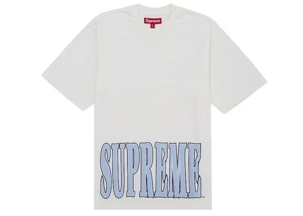 Supreme Cracked Stretch Short Sleeve Top - White