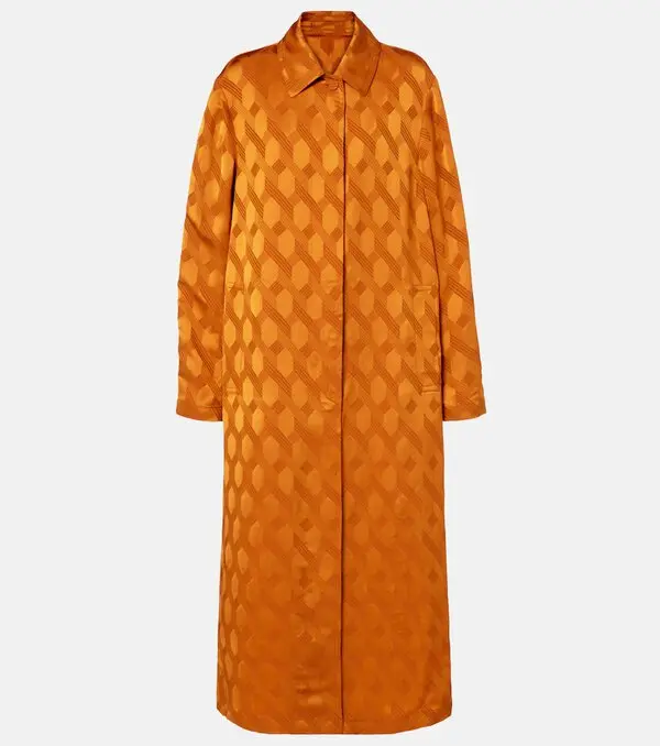 Dries Van Noten Printed Long Coat