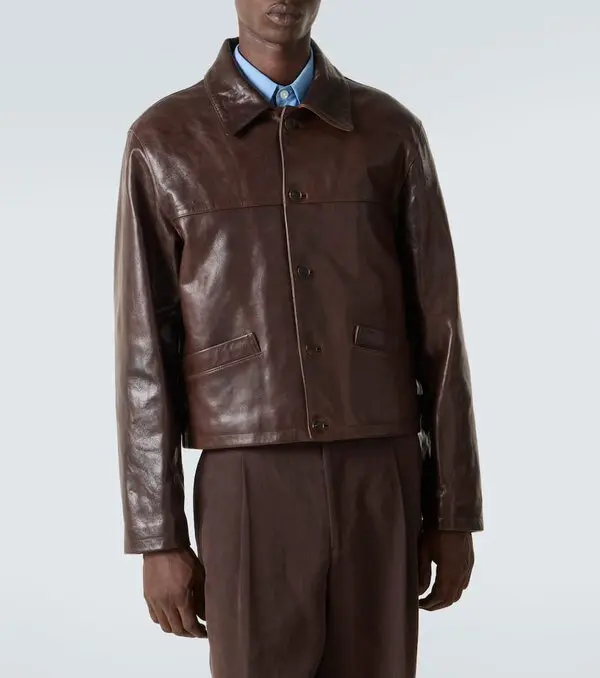 Auralee Leather Jacket