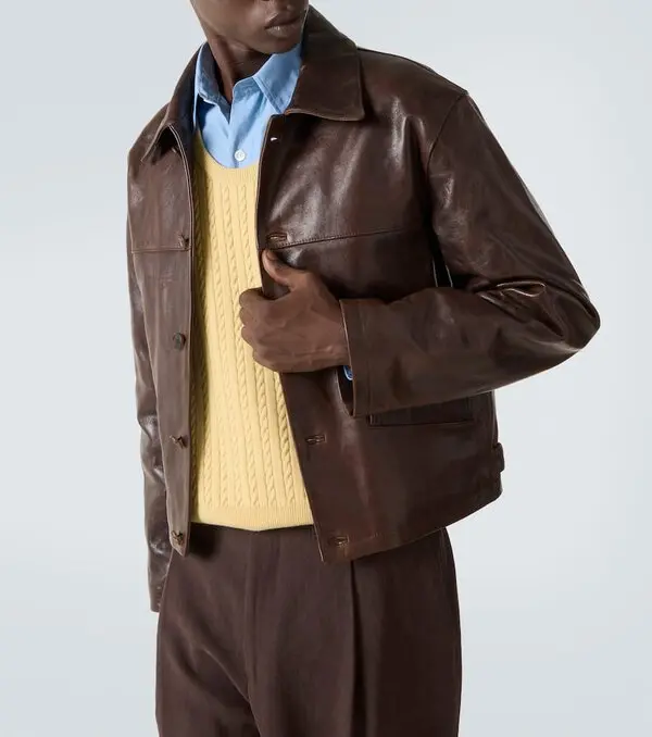 Auralee Leather Jacket