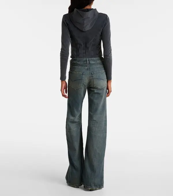 Balenciaga Low-rise Wide-leg Jeans