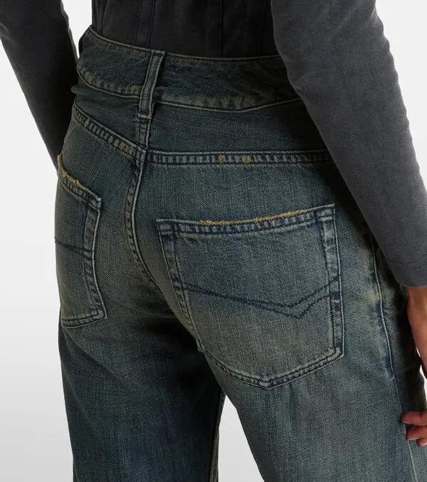 Balenciaga Low-rise Wide-leg Jeans