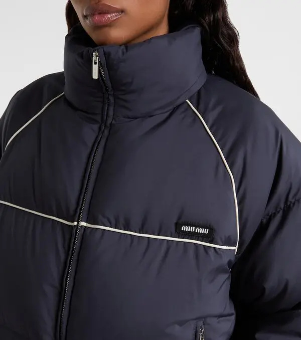 Miu Miu Technical Down Jacket - Blue