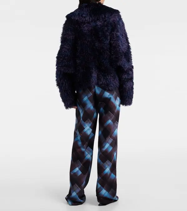 Dries Van Noten Wool And Alpaca-blend Cardigan