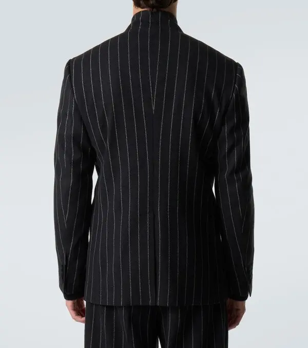 Dolce & Gabbana Pinstripe Wool-blend Blazer