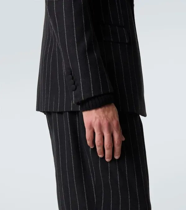 Dolce & Gabbana Pinstripe Wool-blend Blazer