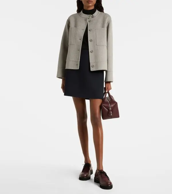 Max Mara Sarah Virgin Wool Jacket - Grey
