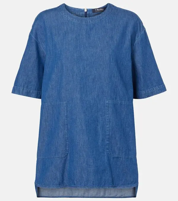 Max Mara Moresca Denim Top