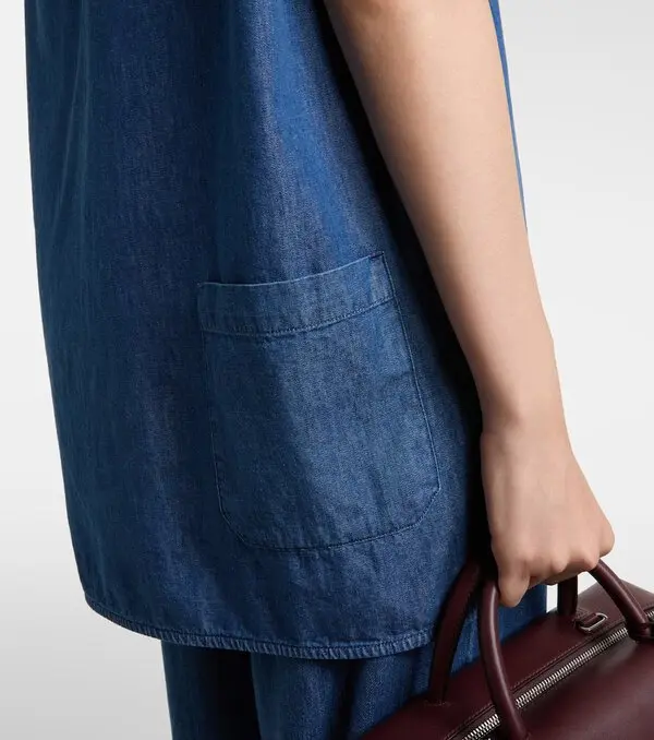 Max Mara Moresca Denim Top