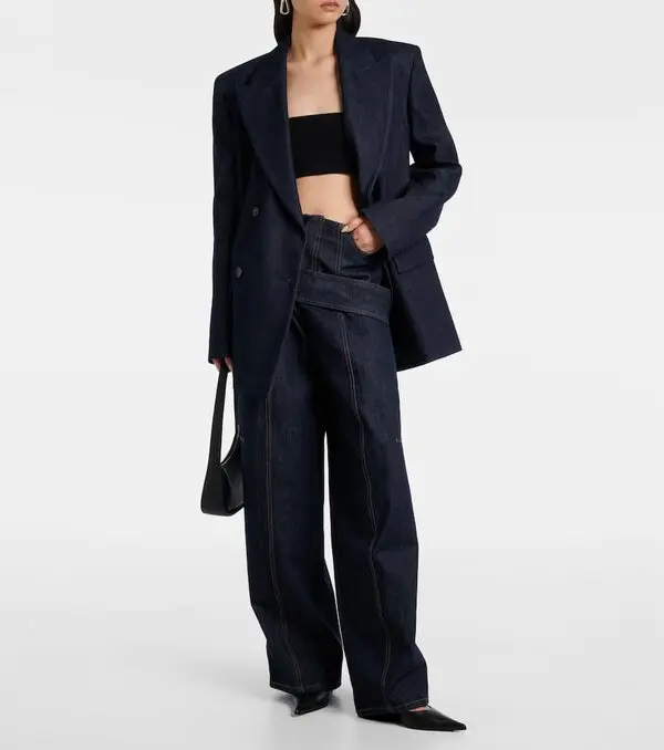 Sportmax Runway High-rise Wide-leg Jeans
