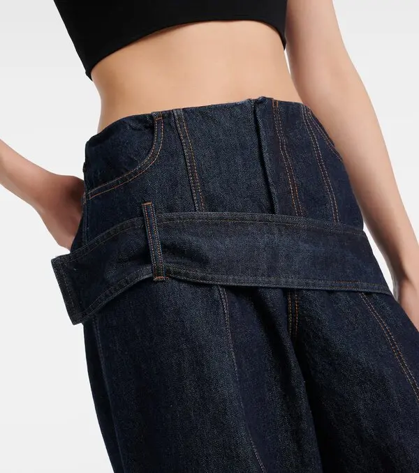 Sportmax Runway High-rise Wide-leg Jeans