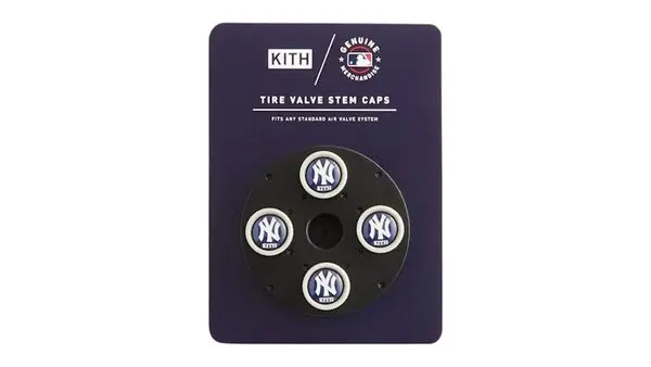 Kith X New York Yankees Tire Valve Caps - Nocturnal