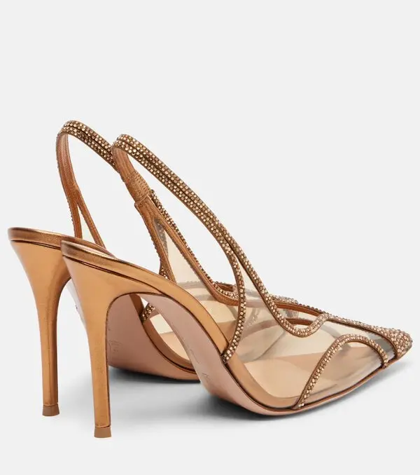 GIANVITO ROSSI Diana 95 Slingback Pumps