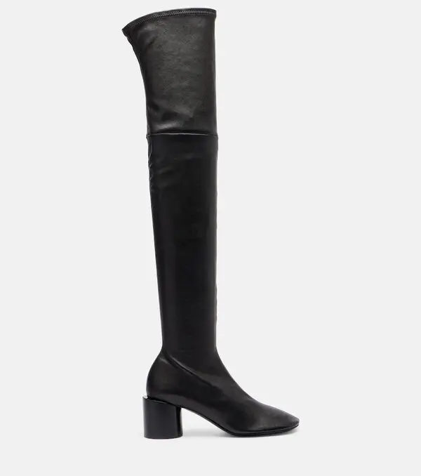 JIL SANDER Leather Over-the-knee Boots