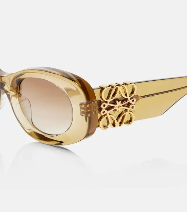 Loewe Anagram Oval Sunglasses