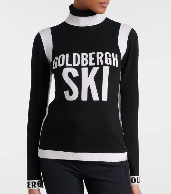 Goldbergh Noemi Intarsia Turtleneck Sweater