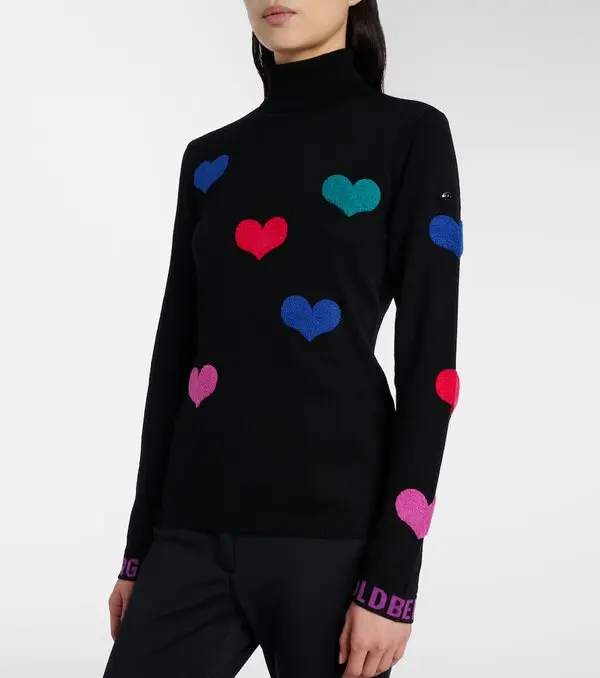 Goldbergh Embellished Turtleneck Sweater - Black