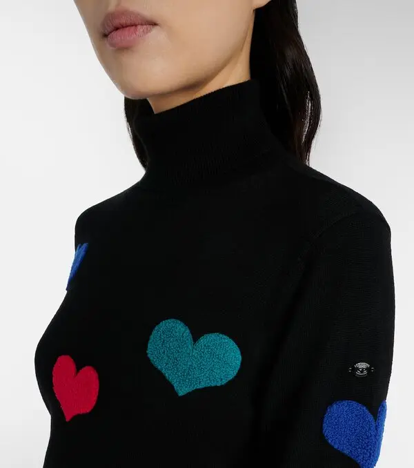 Goldbergh Embellished Turtleneck Sweater - Black