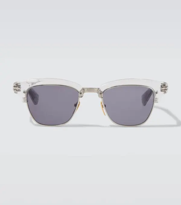 JACQUES MARIE MAGE Sartre Square Sunglasses - Silver