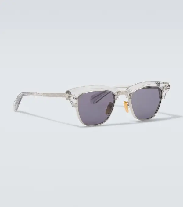 JACQUES MARIE MAGE Sartre Square Sunglasses - Silver