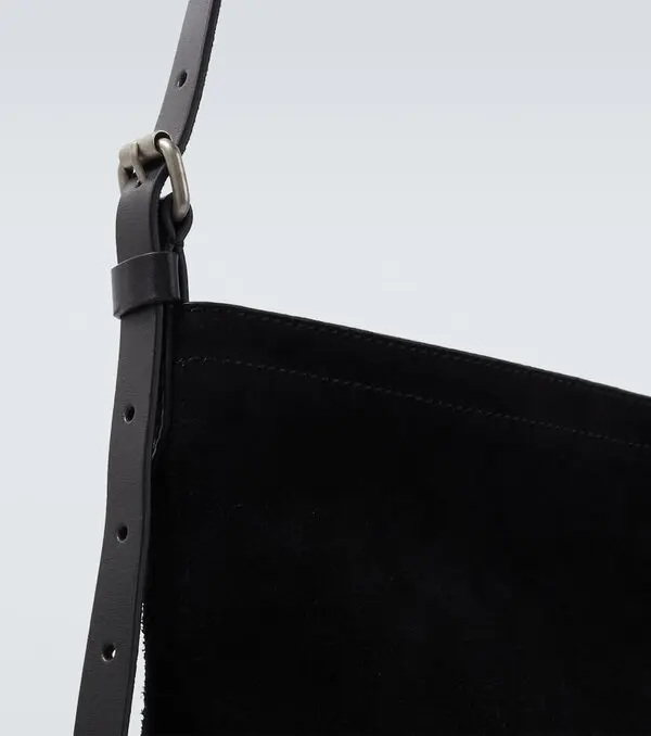 Dries Van Noten Suede Messenger Bag