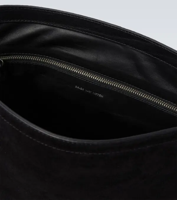 Dries Van Noten Suede Messenger Bag