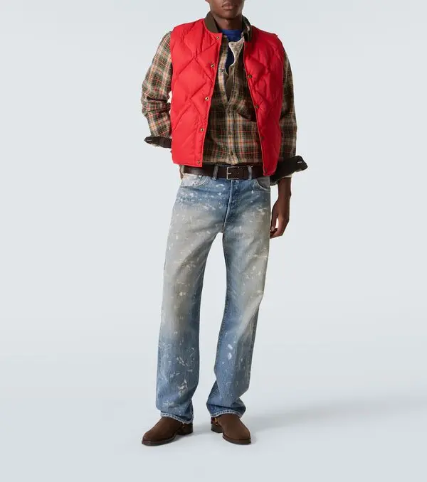 Ralph Lauren Plaid Wool And Cotton-blend Twill Shirt