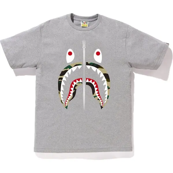 A BATHING APE 1st Camo Shark Tee Shirt