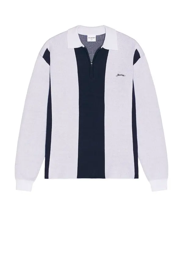 STUDENTS GOLF Gibson Fleece Long Sleeve Polo