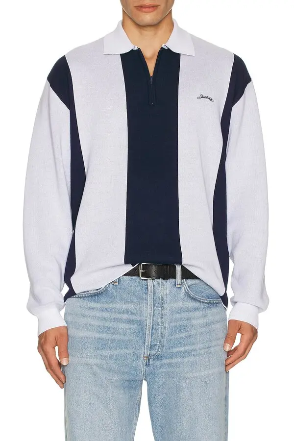 STUDENTS GOLF Gibson Fleece Long Sleeve Polo