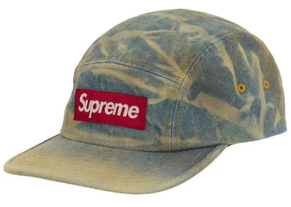 Supreme Denim Camp Cap - Washed Indigo