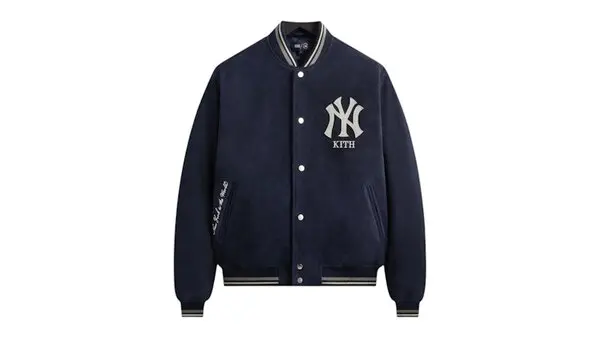 Kith X New York Yankees Suede Porter Bomber Jacket