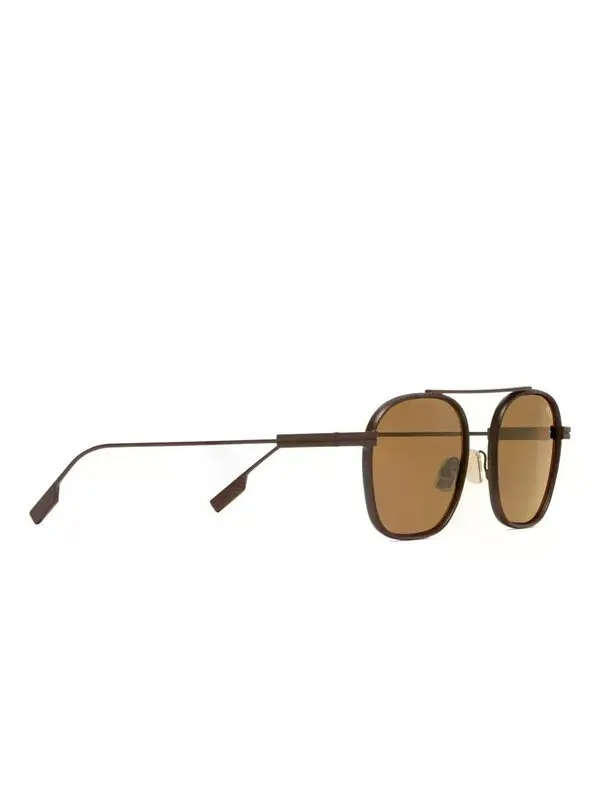 Zegna Square Frame Sunglasses