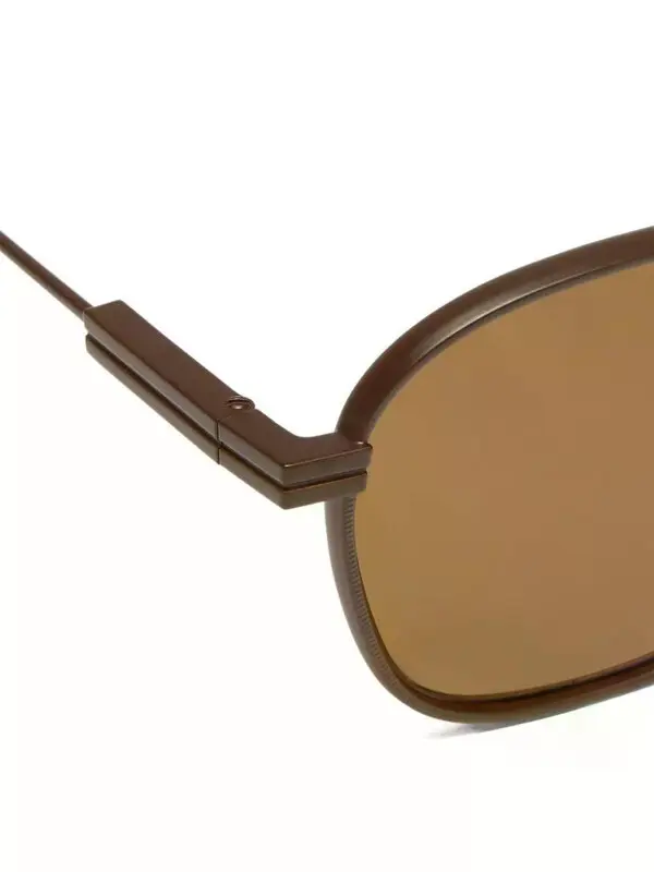 Zegna Square Frame Sunglasses